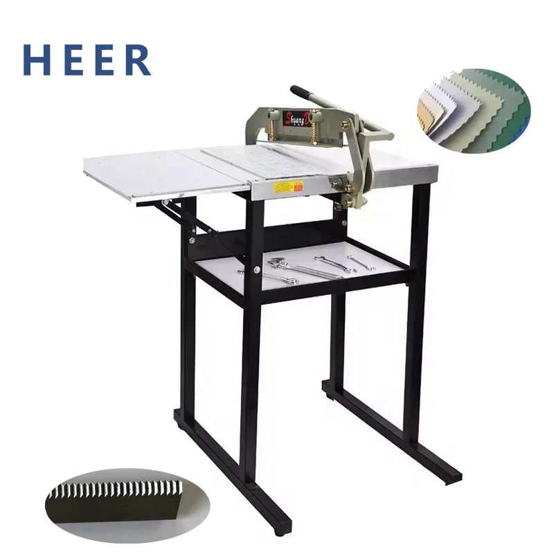 Fabric Zig-Zag Sample Cutting Table Machine Textile Cutter