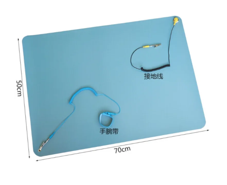 Esd Rubber Table Mat For Production Line Antistatic Table Mat - Buy ...