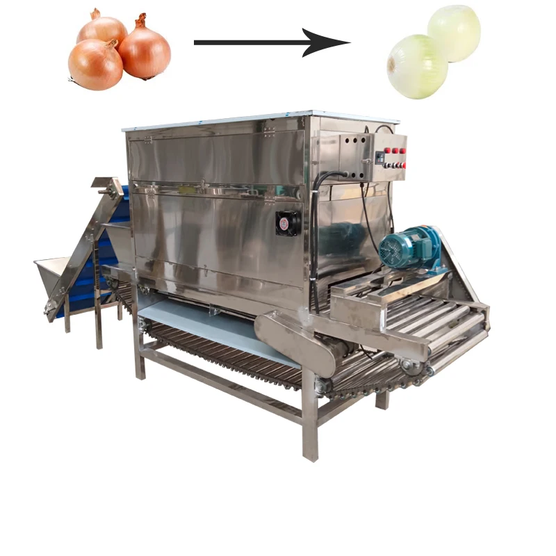 Brand New Industrial Dry Food Processing Onion Peeling Machine Supplier - Buy Small Onion Peeler ...
