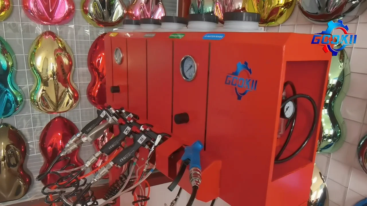 4l Standing Style Portable Hydro Nano Chrome Spray Machine For Plastic ...