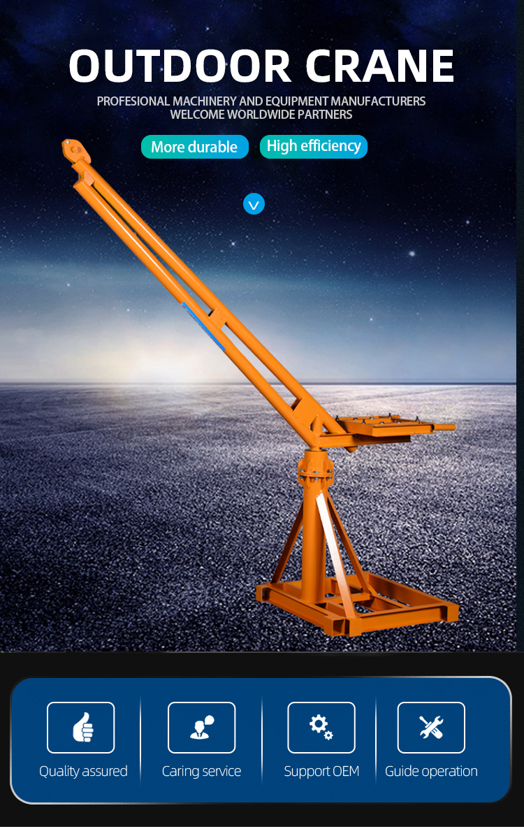 Mobile Portable Foldable Hand-operated Small Manual Lifting Crane For ...
