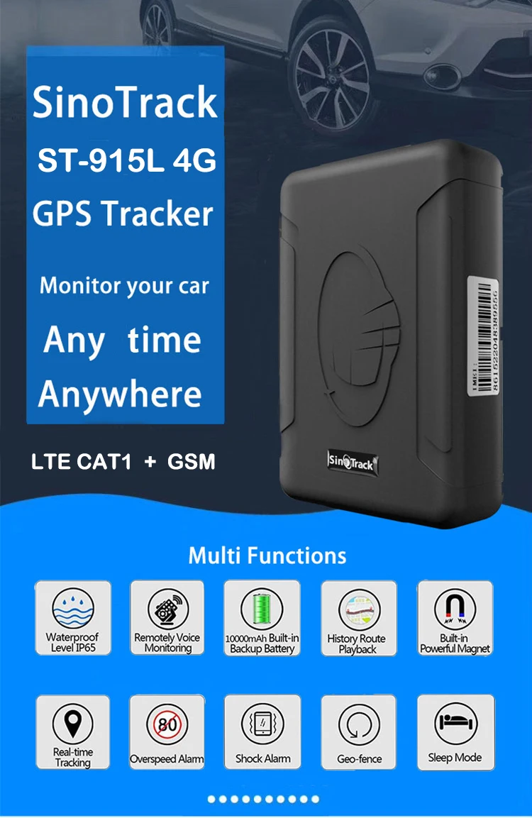 Sinotrack St-915l Lte Cat1 Gprs 4g Gps Tracker Asset Gps Tracking ...