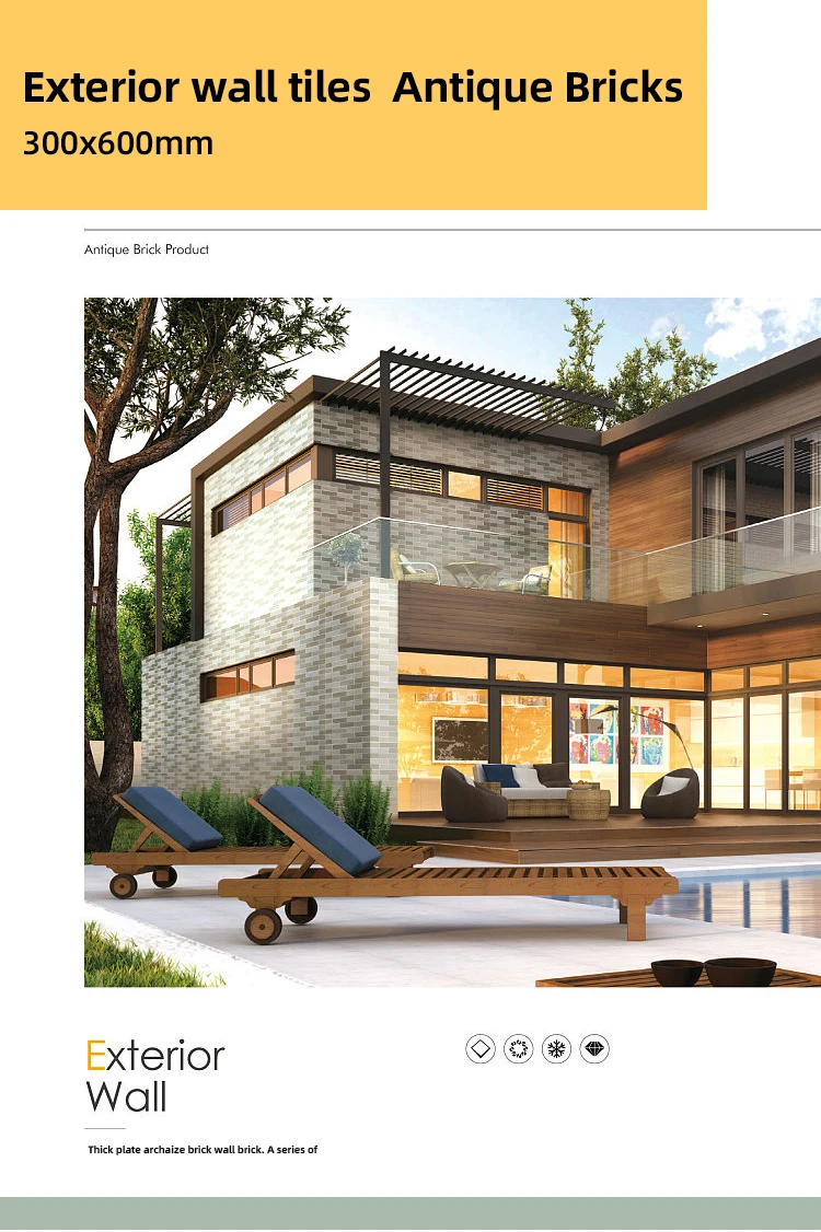 3D Concave-Convex Exterior Wall Tiles by Yuanjing Porcelain
