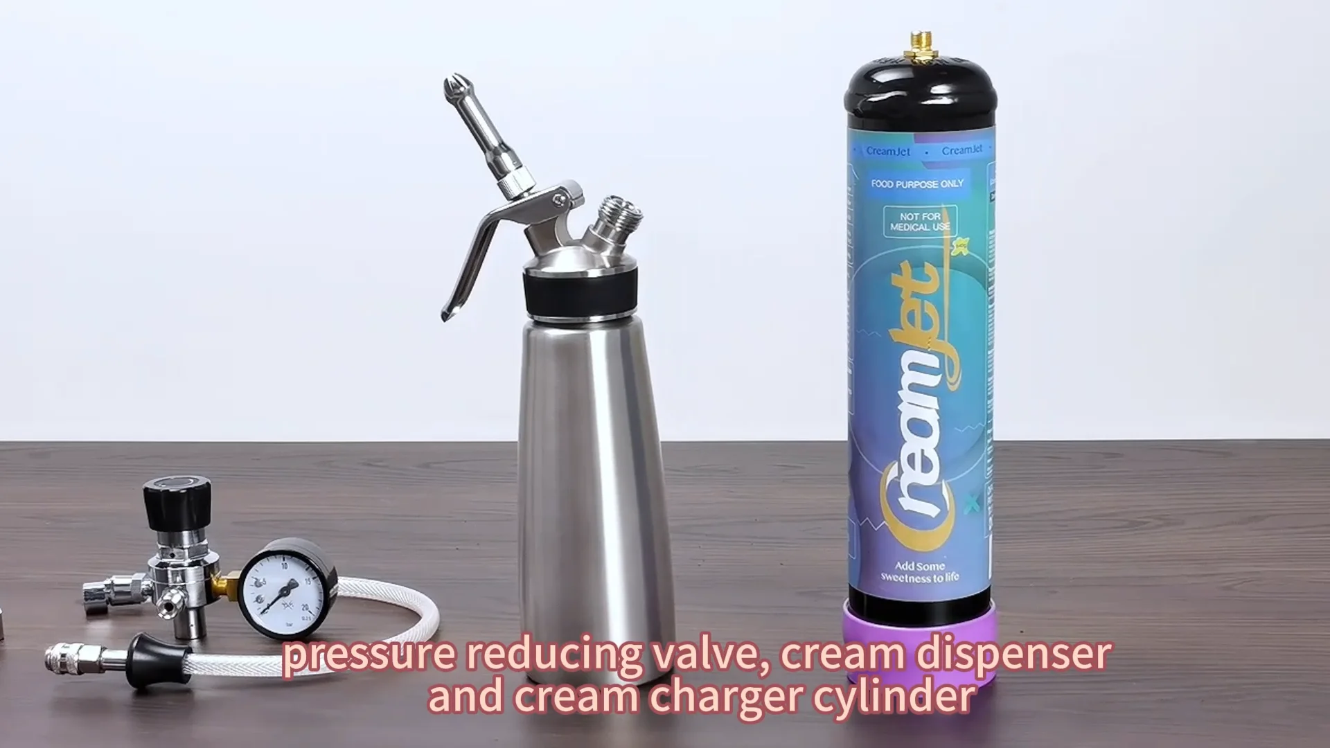 Creamjet 640g Dessert Tools Whipped Cream Chargers Cylinder For Cream ...