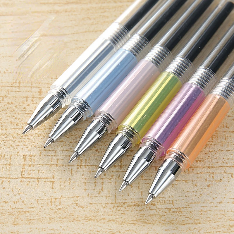 Cute Transparent Splicing Pen Holder Neutral Pen Creative Pulling ...