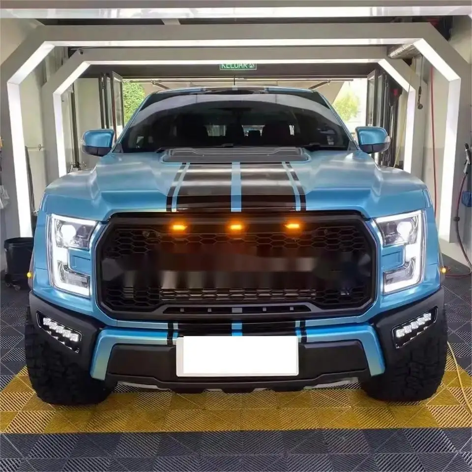 Body Kit For Ford Ranger T6 T7 T8 2012-2020 Upgrade To Ranger Raptor T9 ...