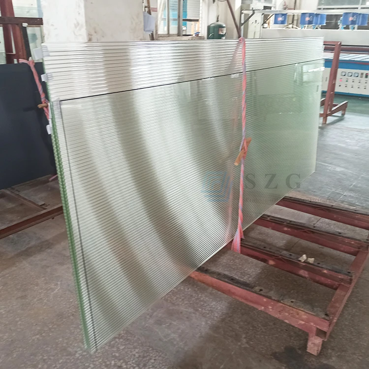 Tempered Fluted Glass 8mm, 10mm, 12mm - Low Iron Toughened Safety ...