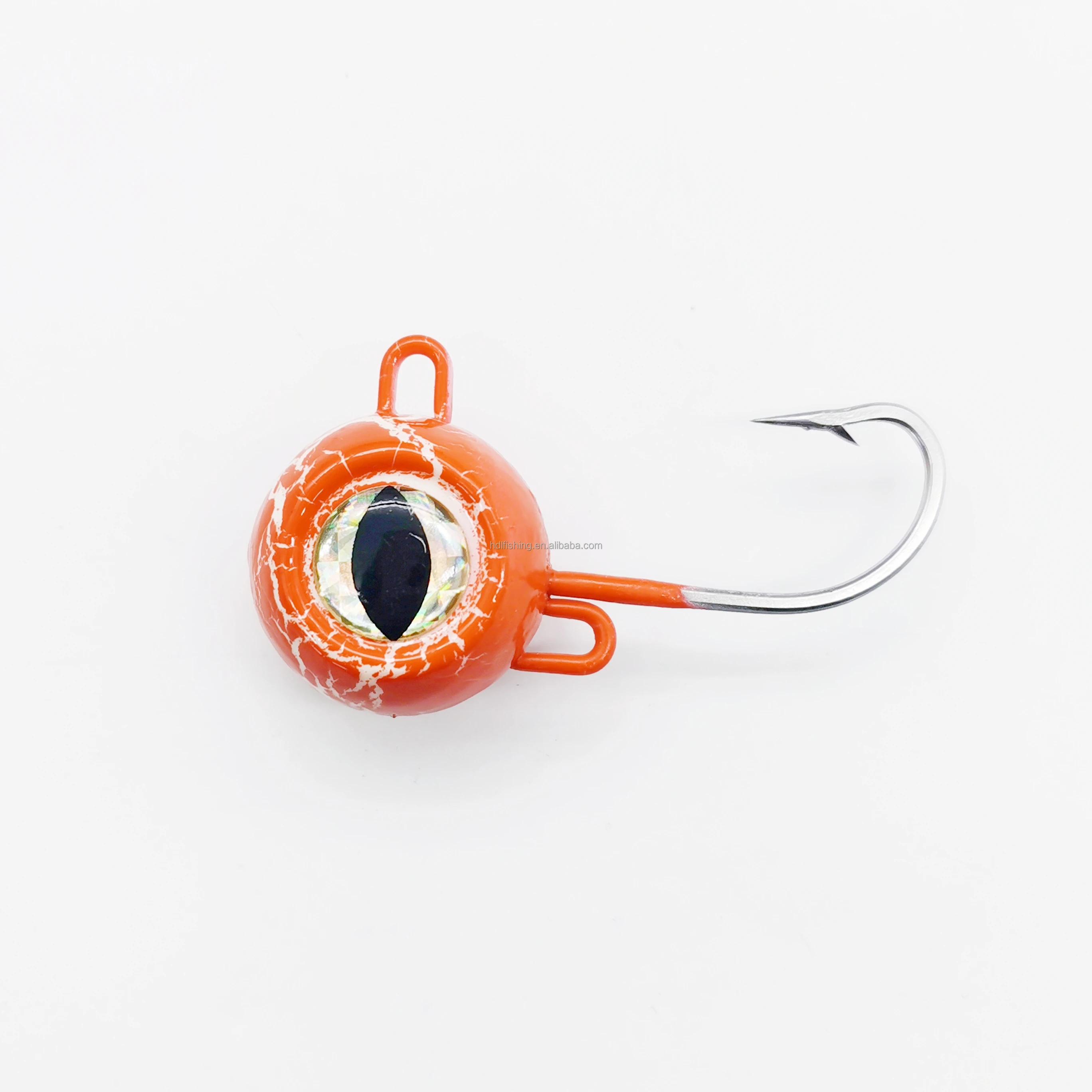25-180g 3d Fisheye Round Lead Sinkers Head Snapper Metal Jig Saltwater ...