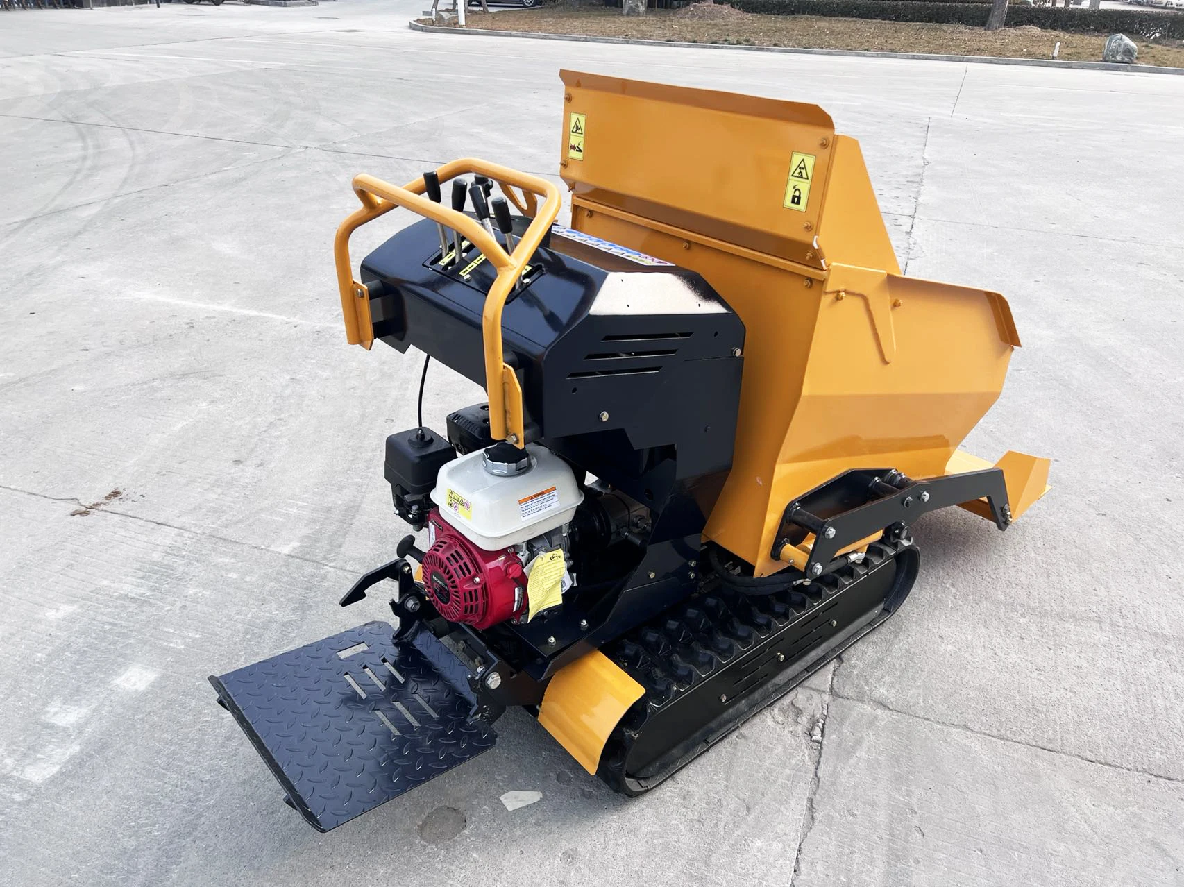 Infront 500kg 1 Ton Self-loading Mini Dumper Machine Rubber Track Site ...