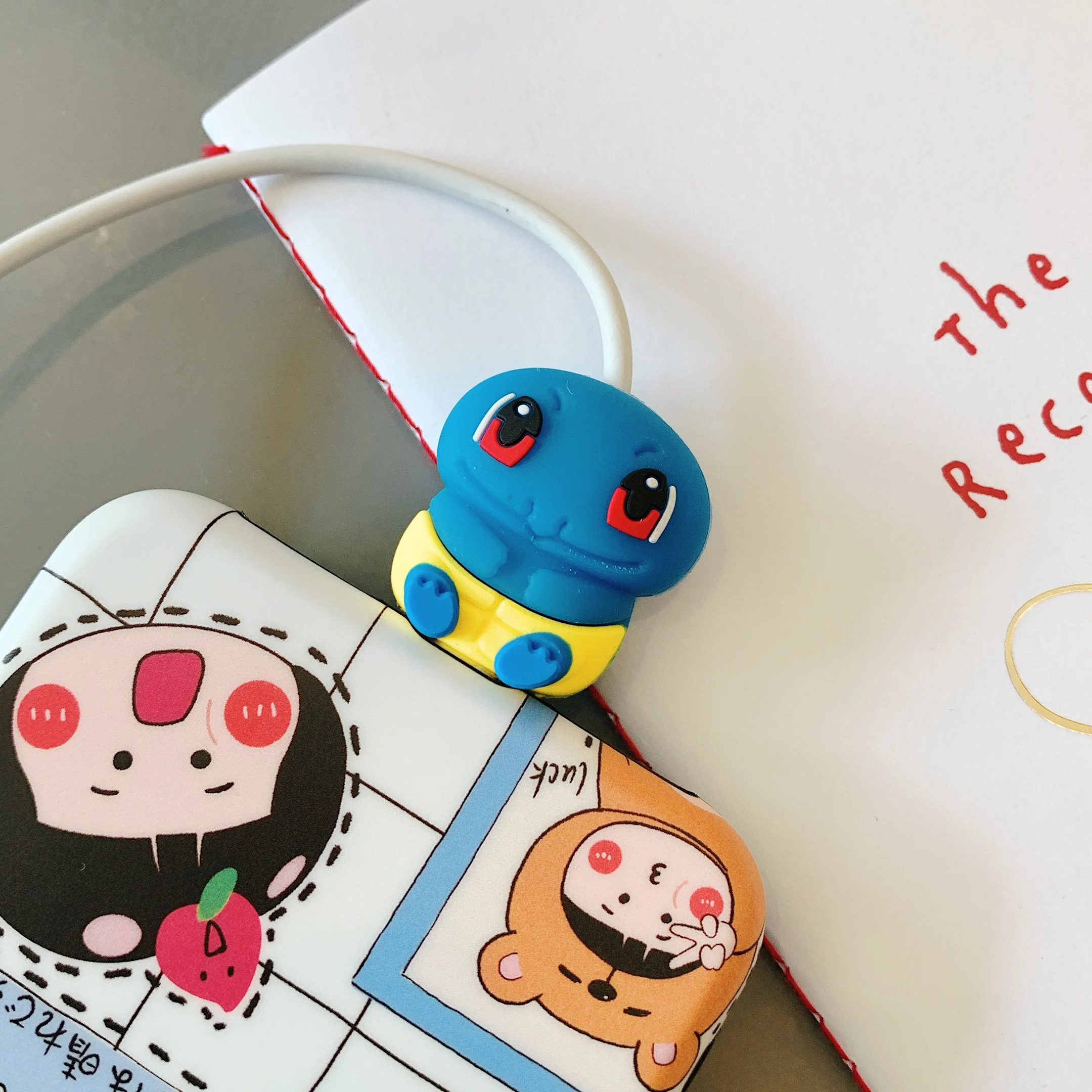 3D Cartoon Cute Anime Charmander Phone Charger Cable Protector Cover ...