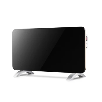 Custom Portable Electric Glass Panel Wall Heater With 2 Heat Settings ...