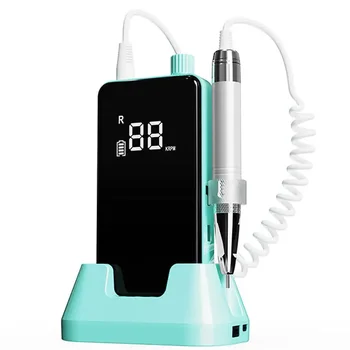 Portable Wireless Rechargeable Desktop Electric E-file Nail Drill ...