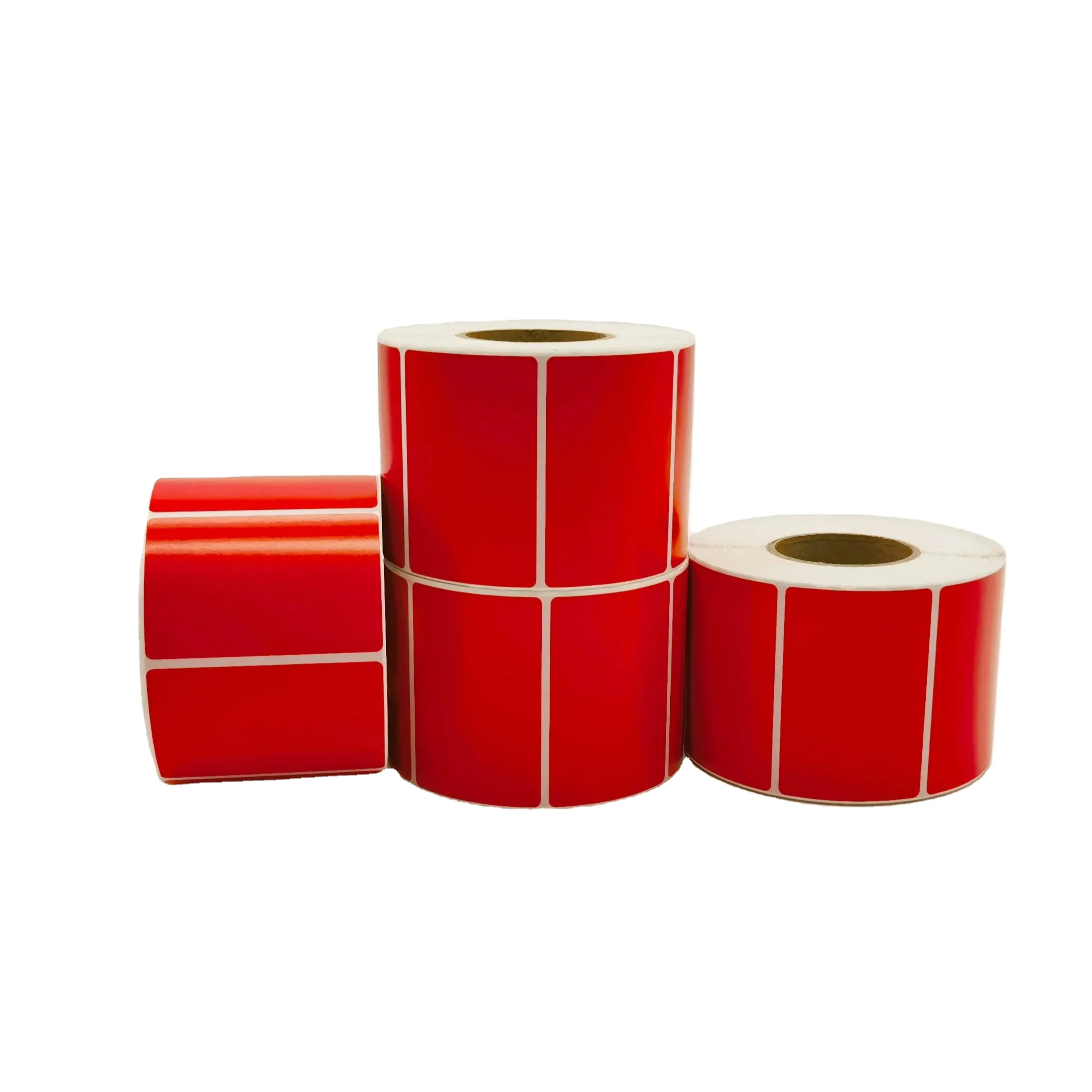 High-quality Transparent 60mm*40mm Size 1000pcs Red Self-Adhesive Label ...