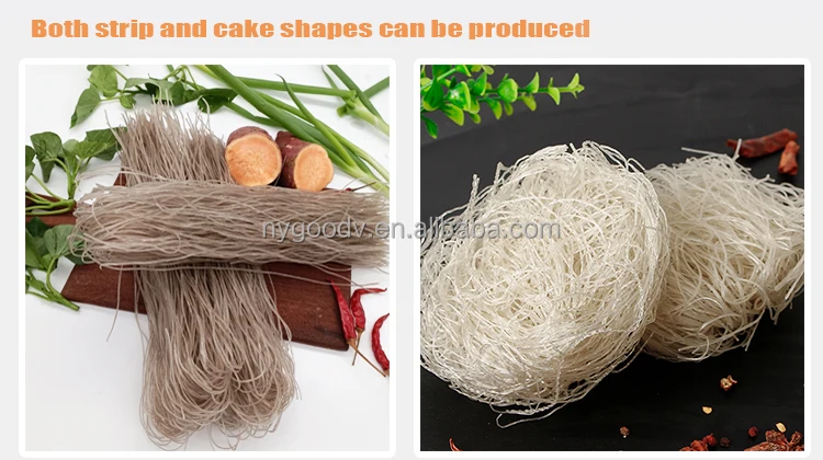 1000kg/day Extruded Starch Vermicelli Processing Machine Forming And ...