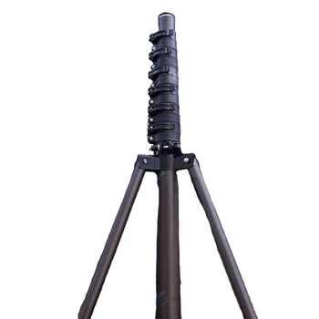 6m 8m 10m Pole Camera Tripod Stand Carbon Fiber Telescopic Tripod For ...