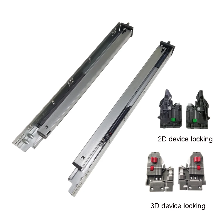 533 BOKE Undermount Soft Close Drawer Slides for Cabinets - OEM