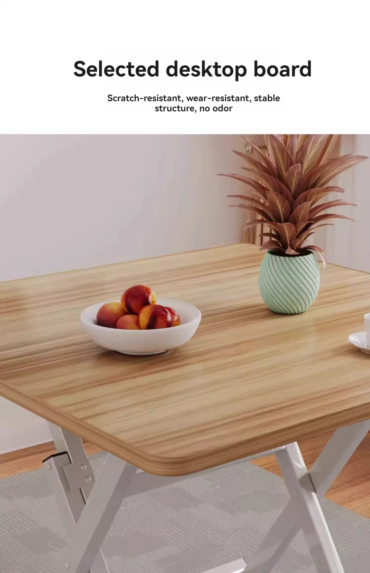 Factory Direct Sale Modern Simple Foldable Dinning Room Furniture ...