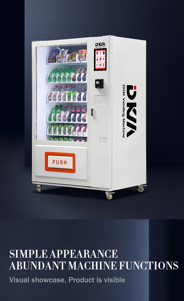 DKM High Tech Vending Machine - Food & Drink Combo