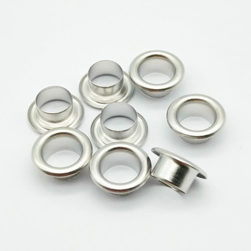 10.5mm Outer 6mm Inner Metal Eyelet in Imitation Nickel Color GBB-10.5 ...