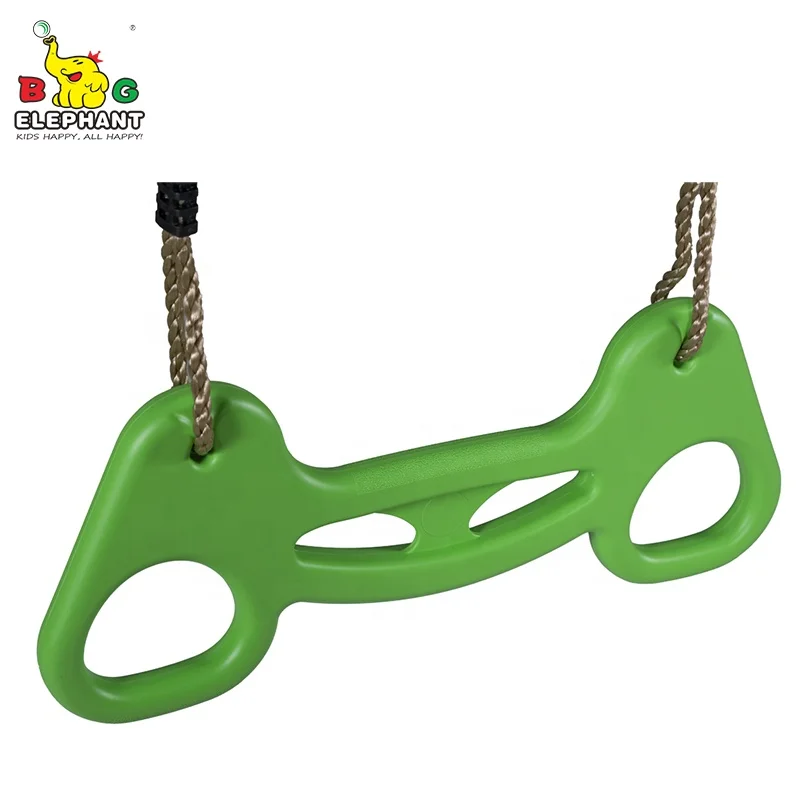 Outdoor Indoor Fun Kids Swing Bar Garden Plastic Gym Ring Swing Trapeze ...
