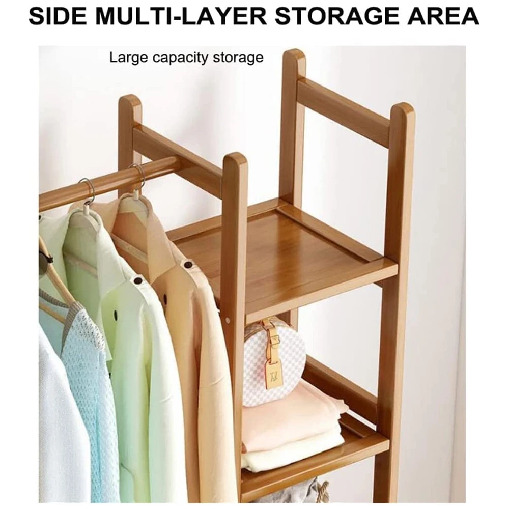 Vertical Hanger Heavy Coat Display Rack Storage Finishing Open Wardrobe ...