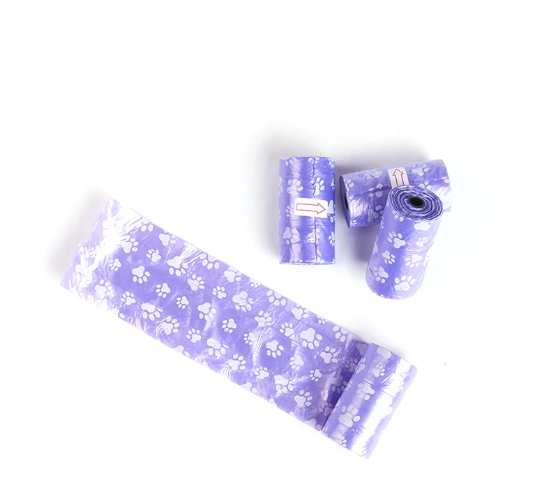 Heavy Duty Plastic HDPE Yellow Black Doggie Poop Pouches