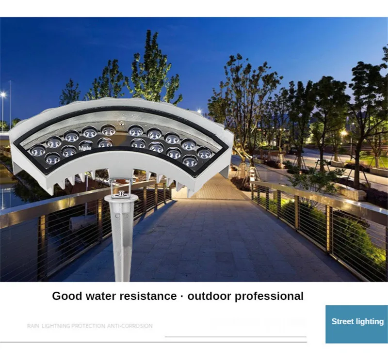 DMX512 RGBW 18w Linkable Palm Hug Tree Light IP65 Waterproof Outdoor ...