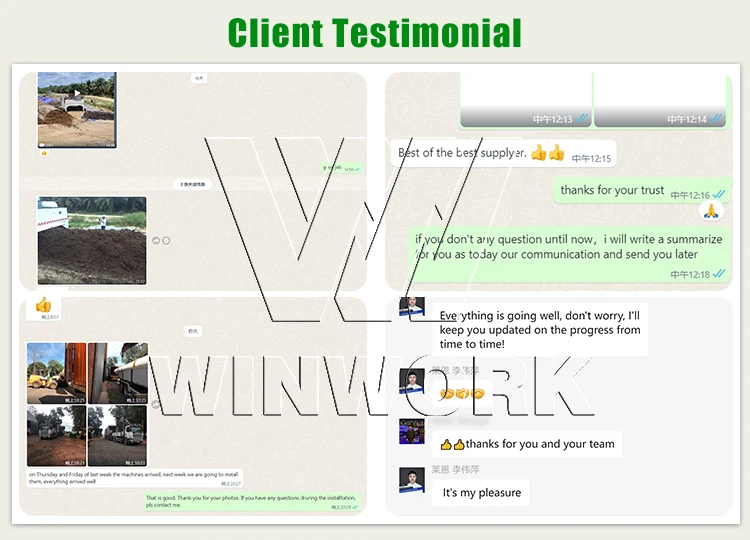 WINWORK Waste Municipal Compost Fermenting Equipment tank Fermentation tank Compost Making ...