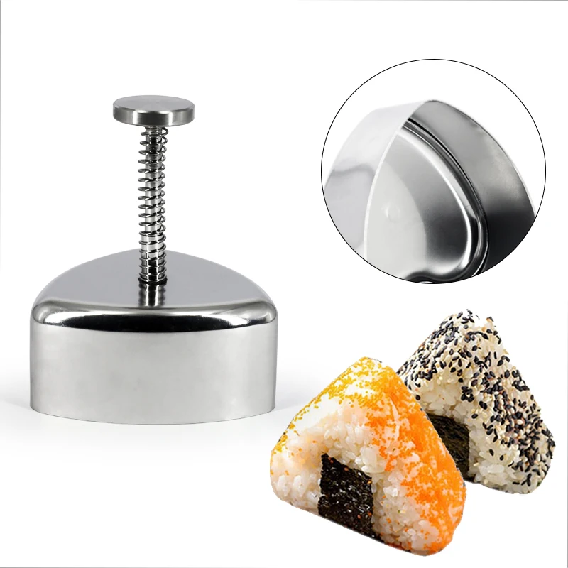 Sushi Tools Onigiri Mold Stainless Steel Rice Ball Mold Sushi Maker ...