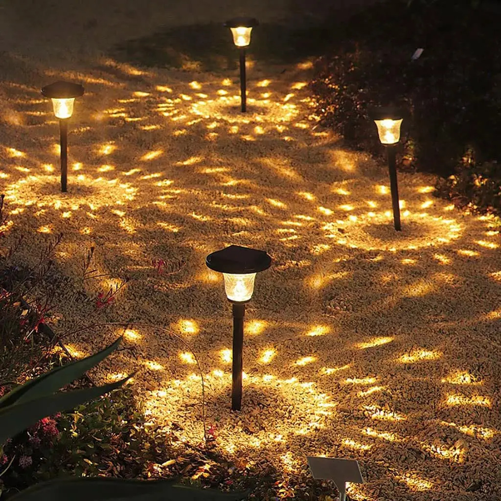 Beautiful Solar Lawn Light And Shadow Outdoor Garden Landscape ...