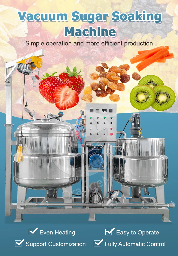 ORME Industrial Automatic Pressure Jacketed Kettle Cooking Pot Vacuum ...