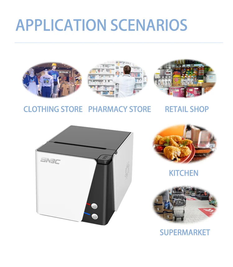 SNBC BTP-N80 Thermal Printer - High Speed, USB Receipt Printer
