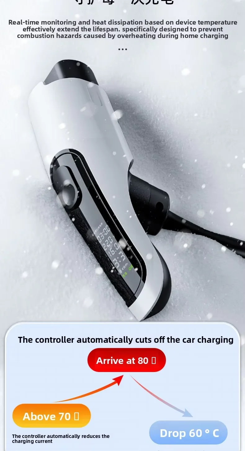 Electric Vehicle Charging Gun BYD Portable Car Charger 3.5/7kW with GB ...