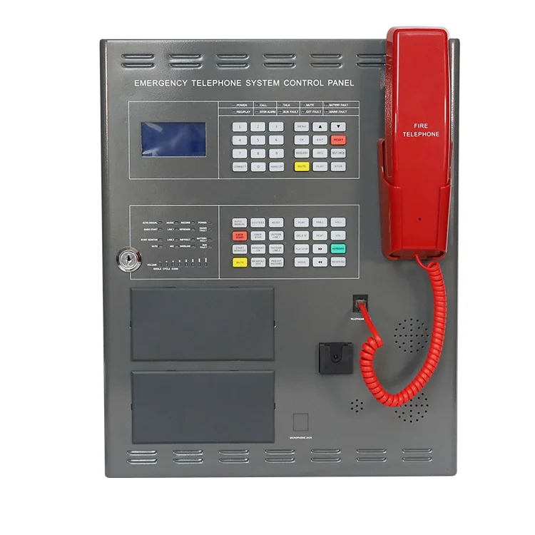 Fire Alarm Wall-mounted Emergency Telephone System Control Panel - Buy Fire Fighting Fireman ...