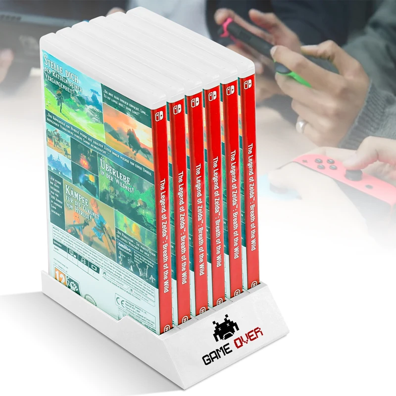 Nintendo Switch OLED Game Card Box Storage Stand Holder 6 in 1