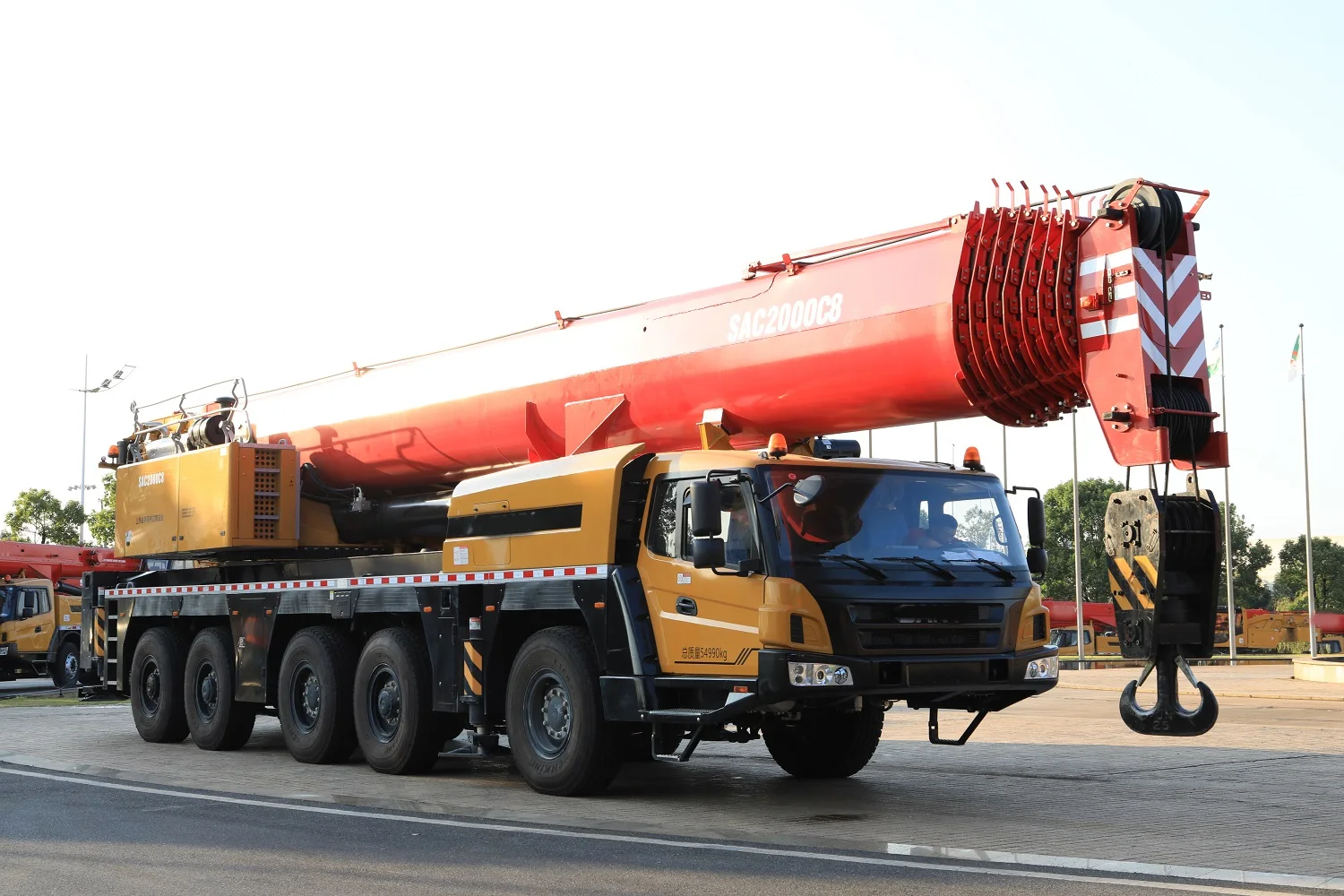 200 Ton Truck Crane All Terrain Crane Sac2000c8 - Buy Truck Crane Price ...