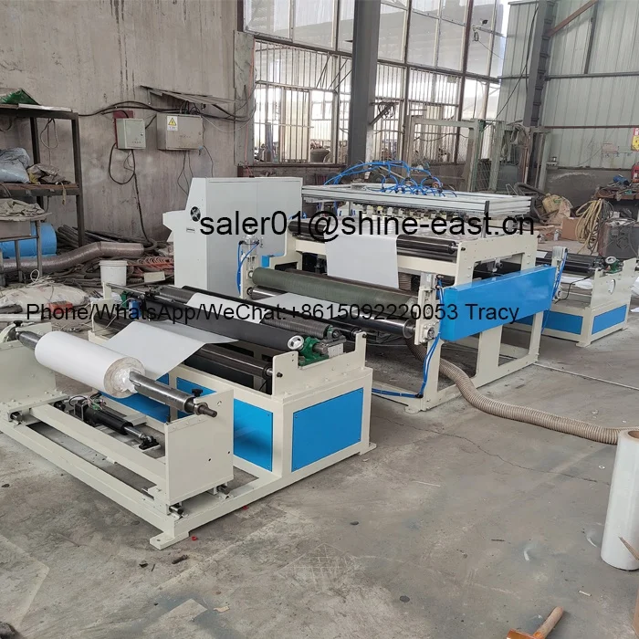 In Line Plastic Mulch Film Punching Machine Film Perforating Machine ...
