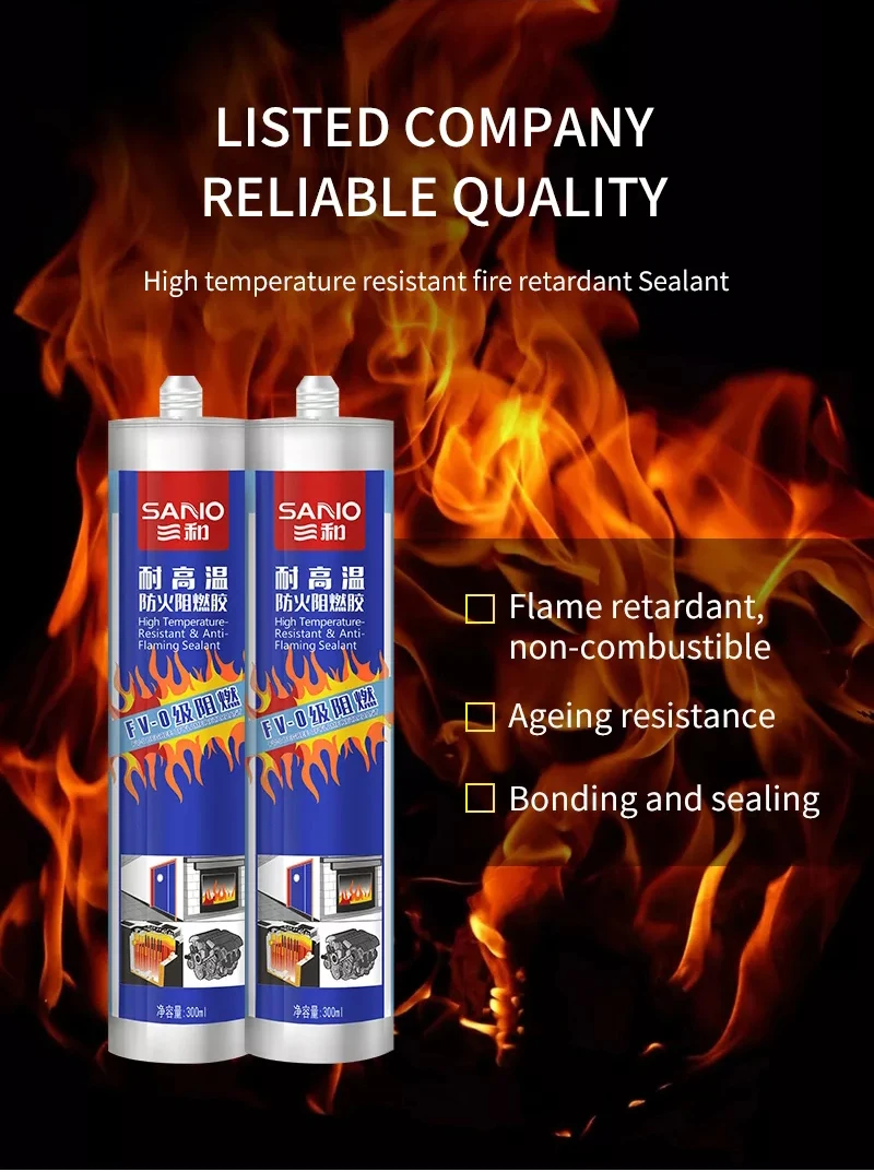 SANO TB119 High-Temperature Fire Retardant Sealant 350