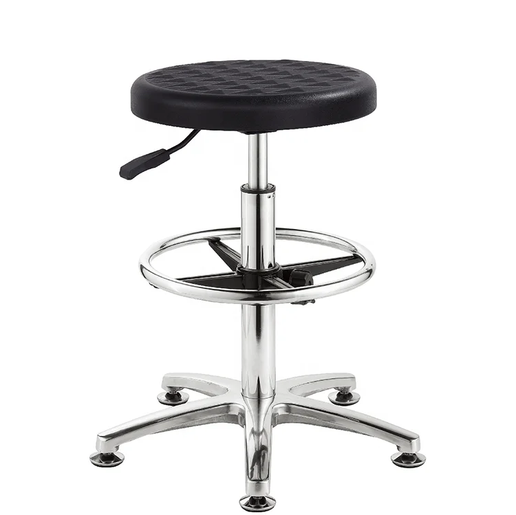 Latest New Integral Skin Foam Lab Stool With Fixed Castors Comfortable ...