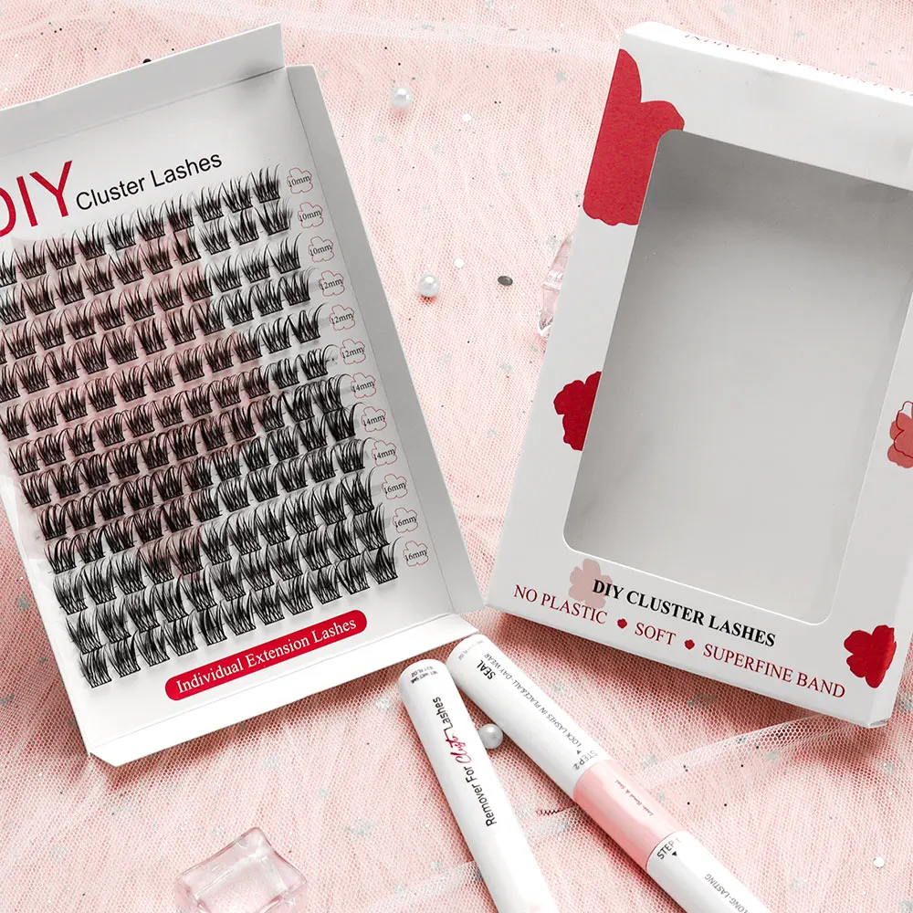 DIY Segmented Cluster Lashes: Extensions for Fuller Eyelashes