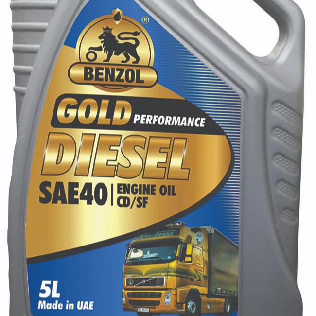BENZOL SAE 40 CD/SF Motor Oil Lubricants - Yellow Engine Oil