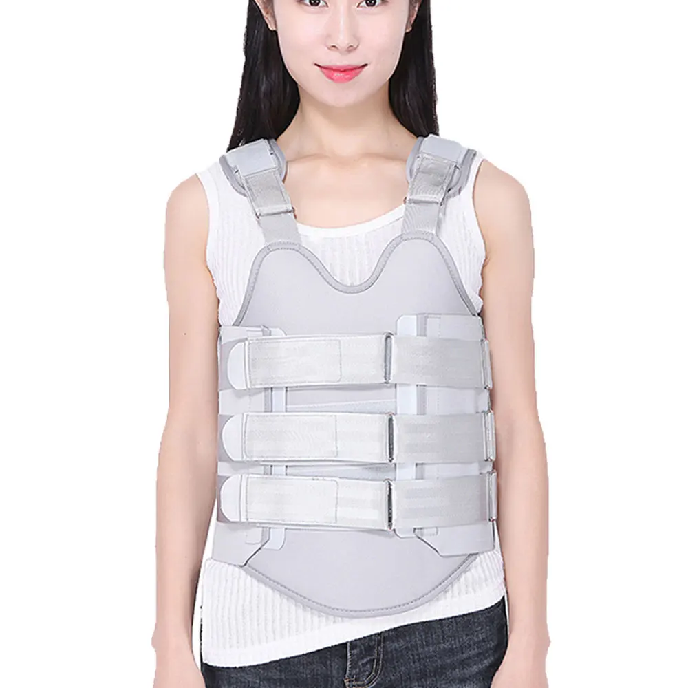 Adjustable Lumbar Spine Orthosis Splint Vest Thoracic Compression ...