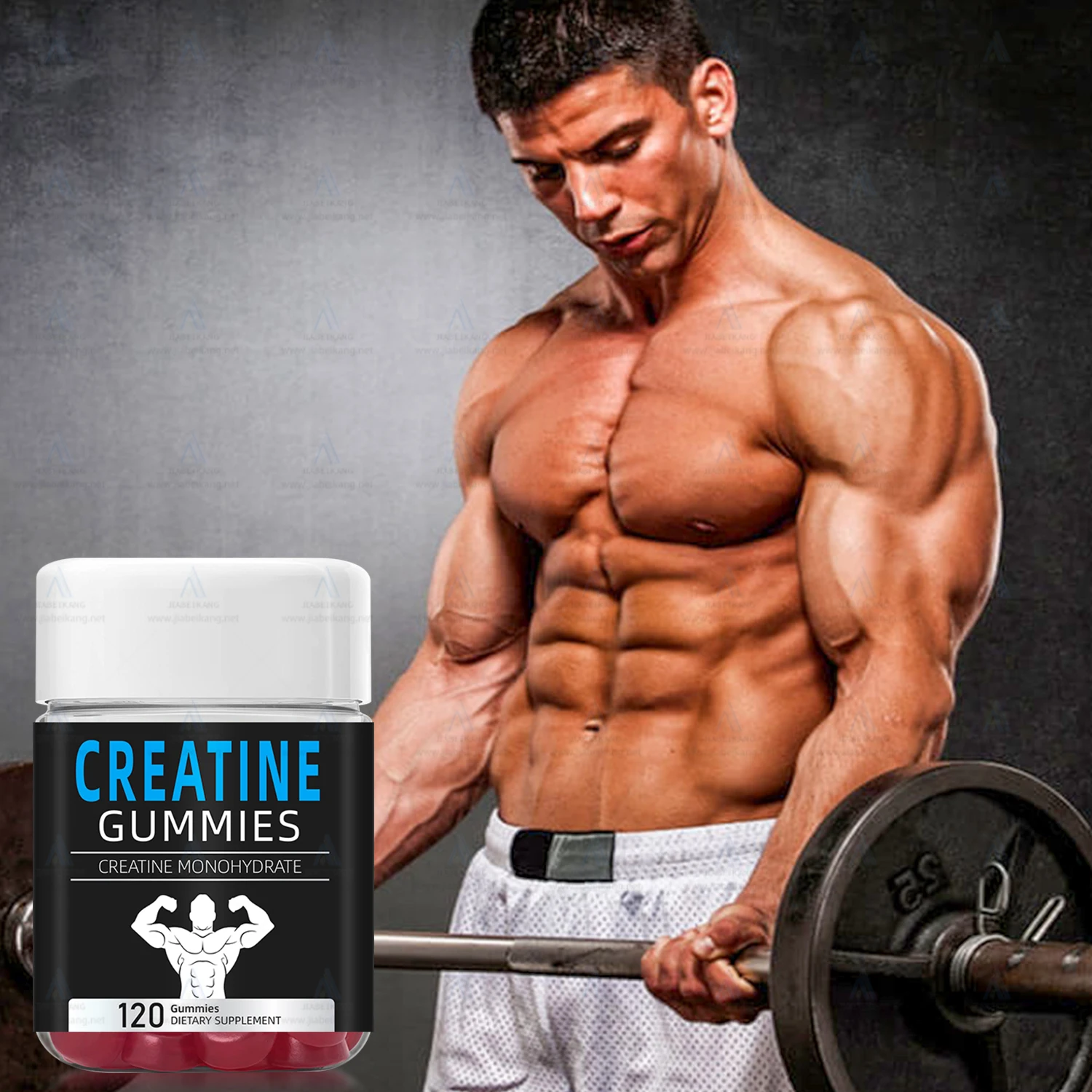 Customized Label Creatine Monohydrate Gummies Energy Body Shape ...