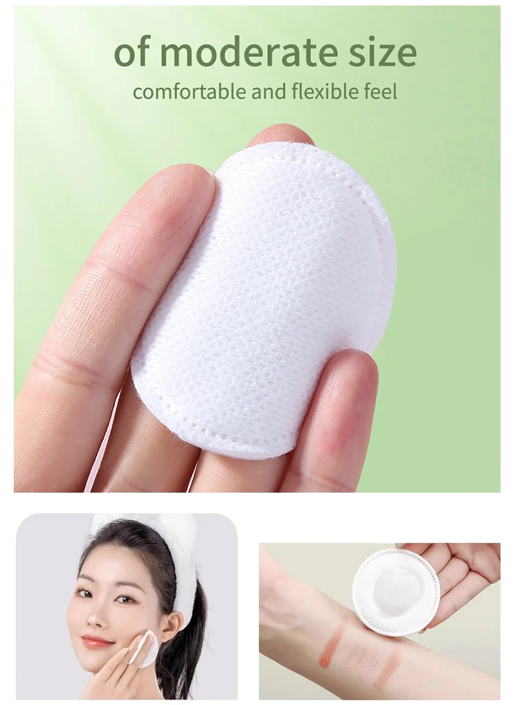 100pcs Premium Round Cotton Pads for Face Care & Makeup Remover