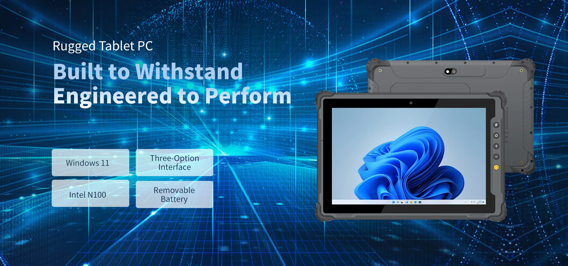 10-Inch Windows 11 Tablet PC Rugged 1000nits Screen Portable Intel N100 ...