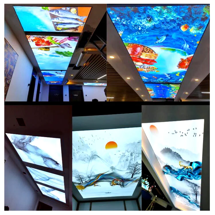Custom Seg Display Backlit Led Textile Light Box Advertising