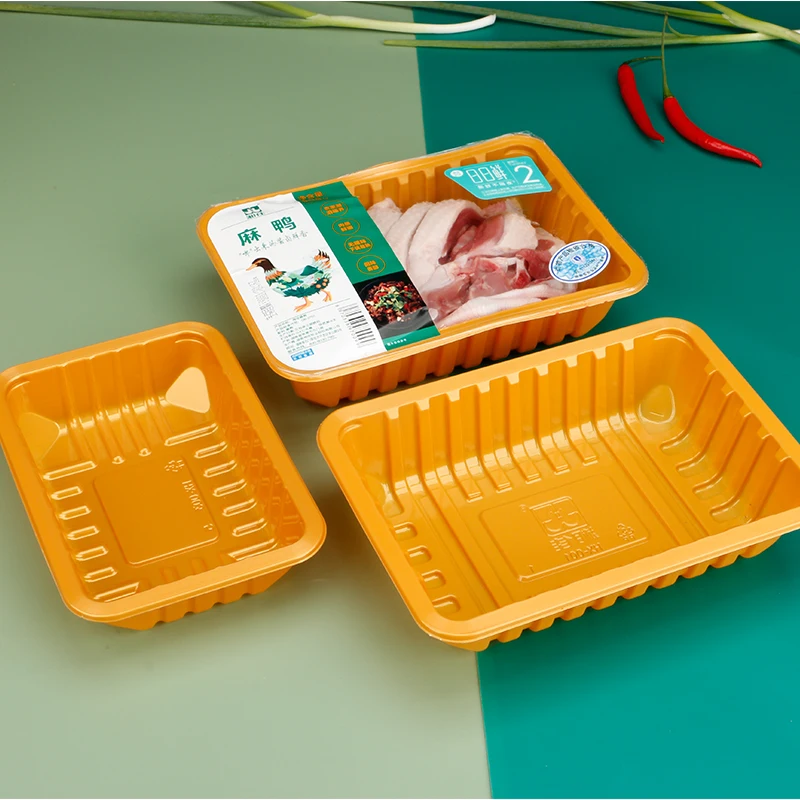 Disposable Chicken Takeaway Packaging Box Sealed Plastic Raw Duck ...