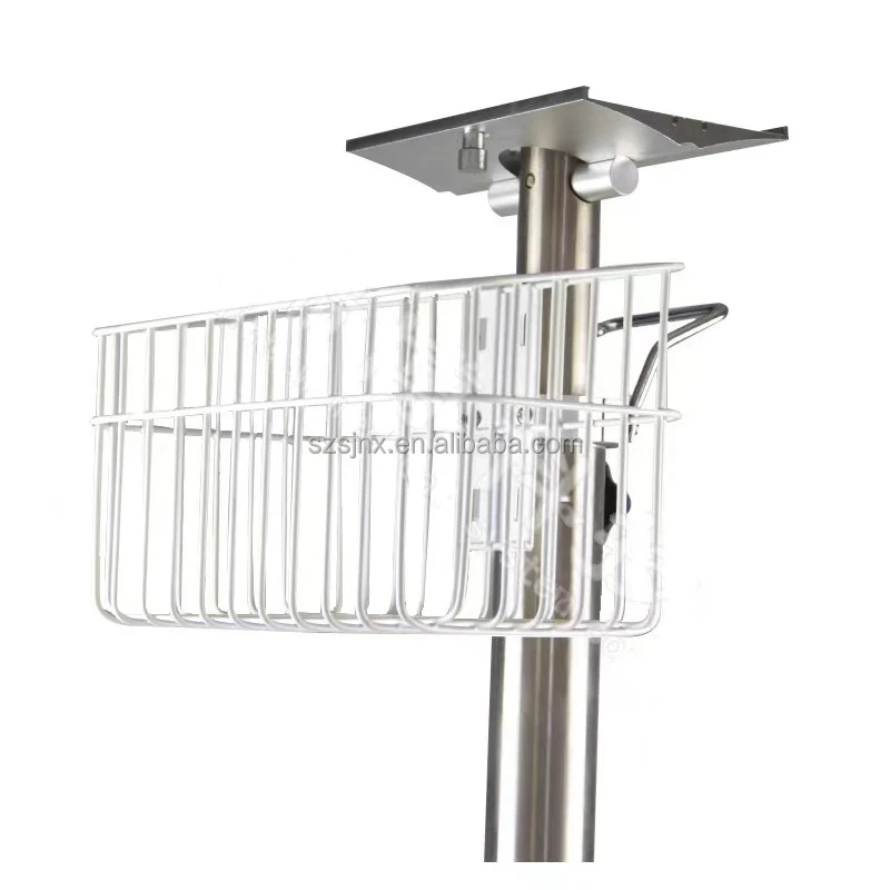 Stainless Steel Ecg Monitor Trolley Cart Hand Carts Trolley Adjustable ...