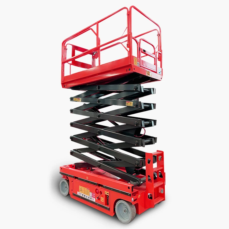 12m Full Electric Mobile Platform Scissor Lift 2400*1170mm Table Size ...