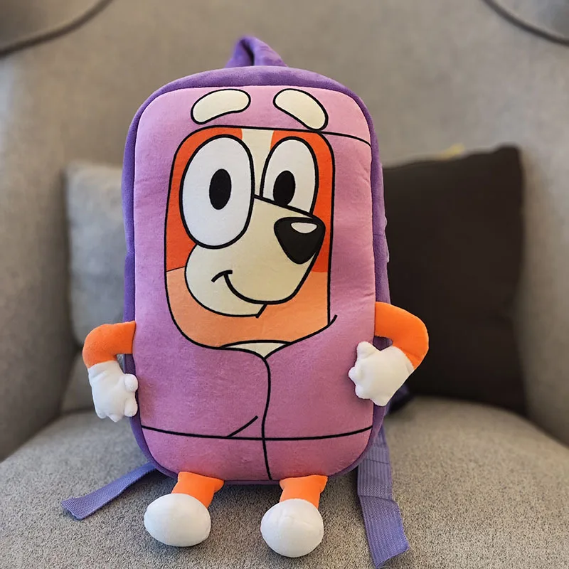 Cartoon Blueys And Bingo Backpack Hot Selling Plush School Bags For ...